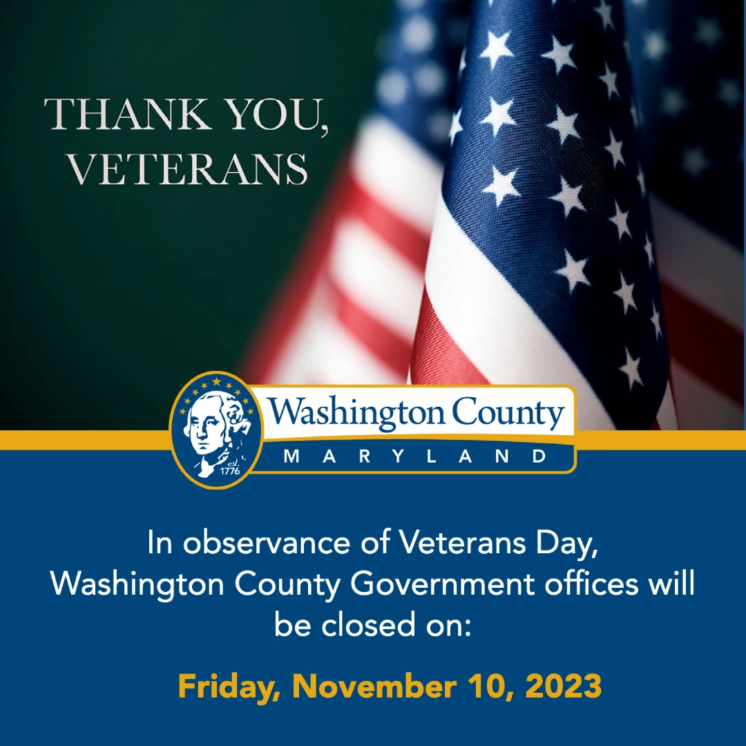 Washington County Government Closed for Veteran's Day - Washington County