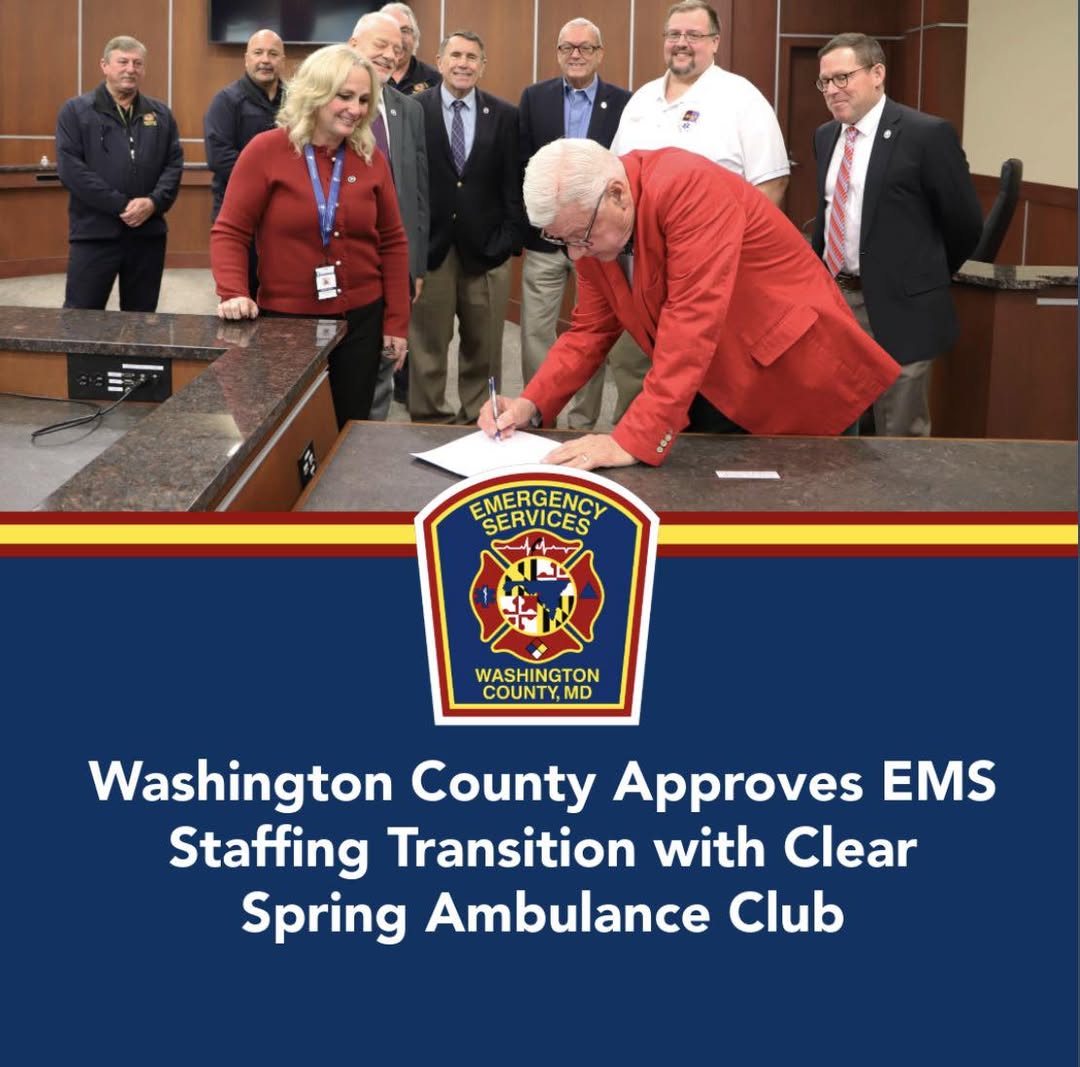 Washington County Approves EMS Staffing Transition with Clear Spring ...