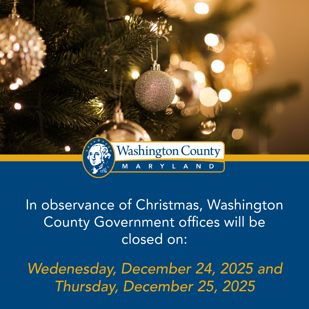 Washington County Government Closed for Christmas - Washington County