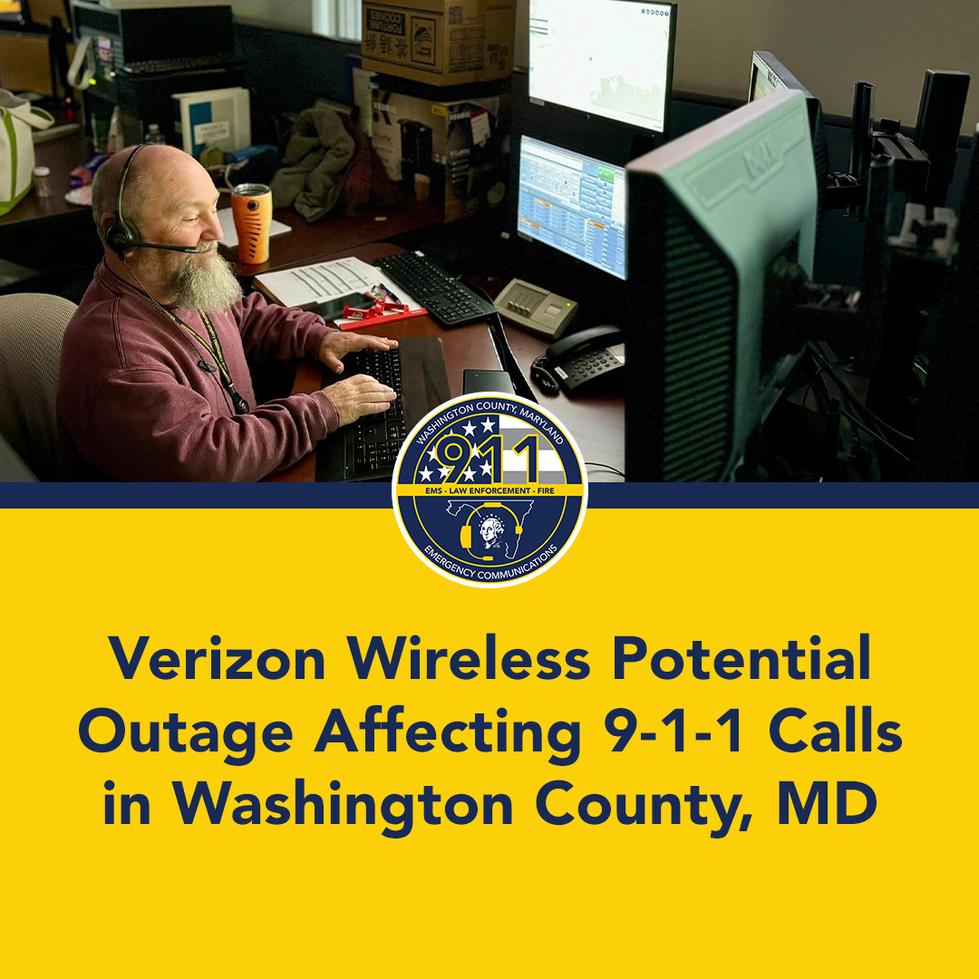 Verizon Wireless Potential Outage Affecting 9-1-1 Calls in Washington ...