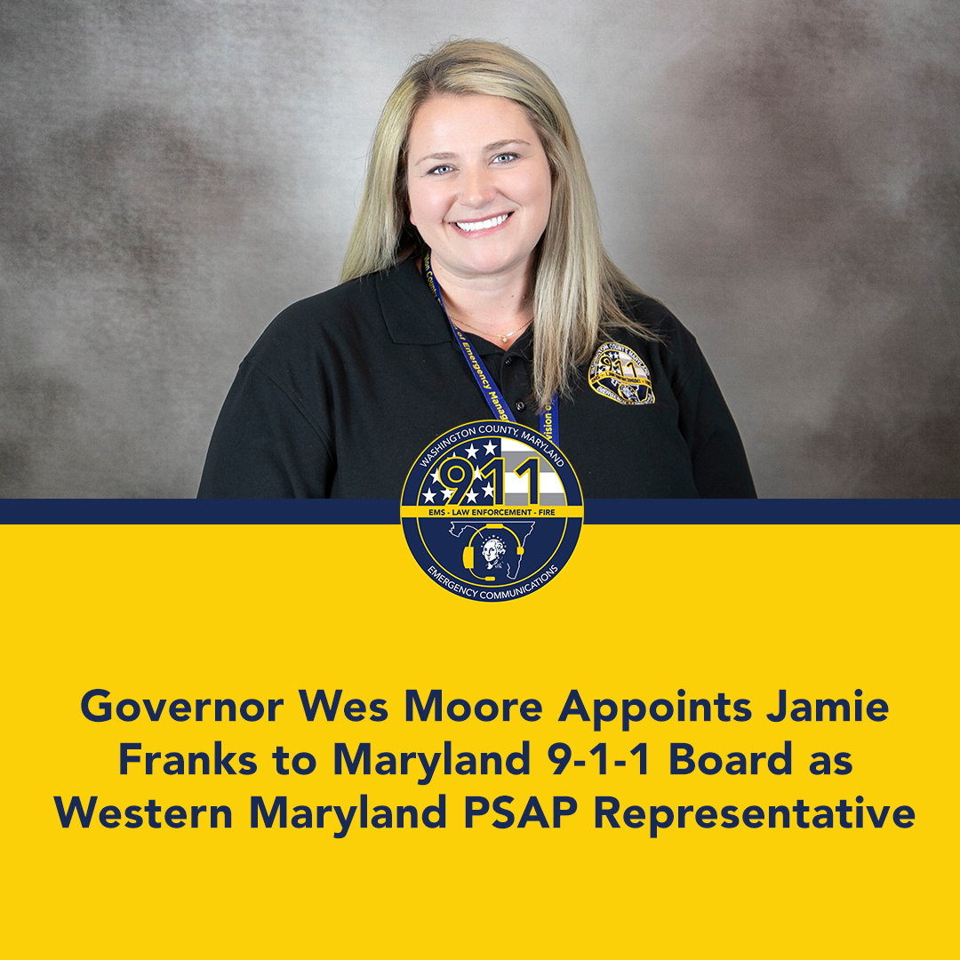 Governor Wes Moore Appoints Jamie Franks to Maryland 9-1-1 Board as ...