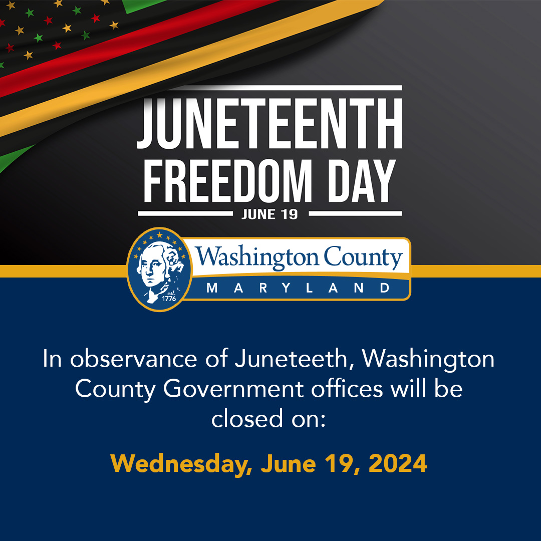 Washington County Government Closed for Juneteenth - Washington County