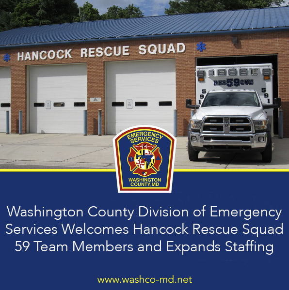 Washington County Division of Emergency Services Welcomes Hancock ...