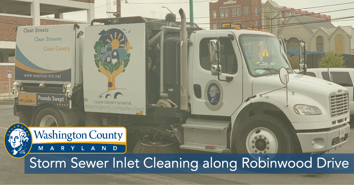 Storm Sewer Inlet Cleaning on Robinwood Drive - Washington County