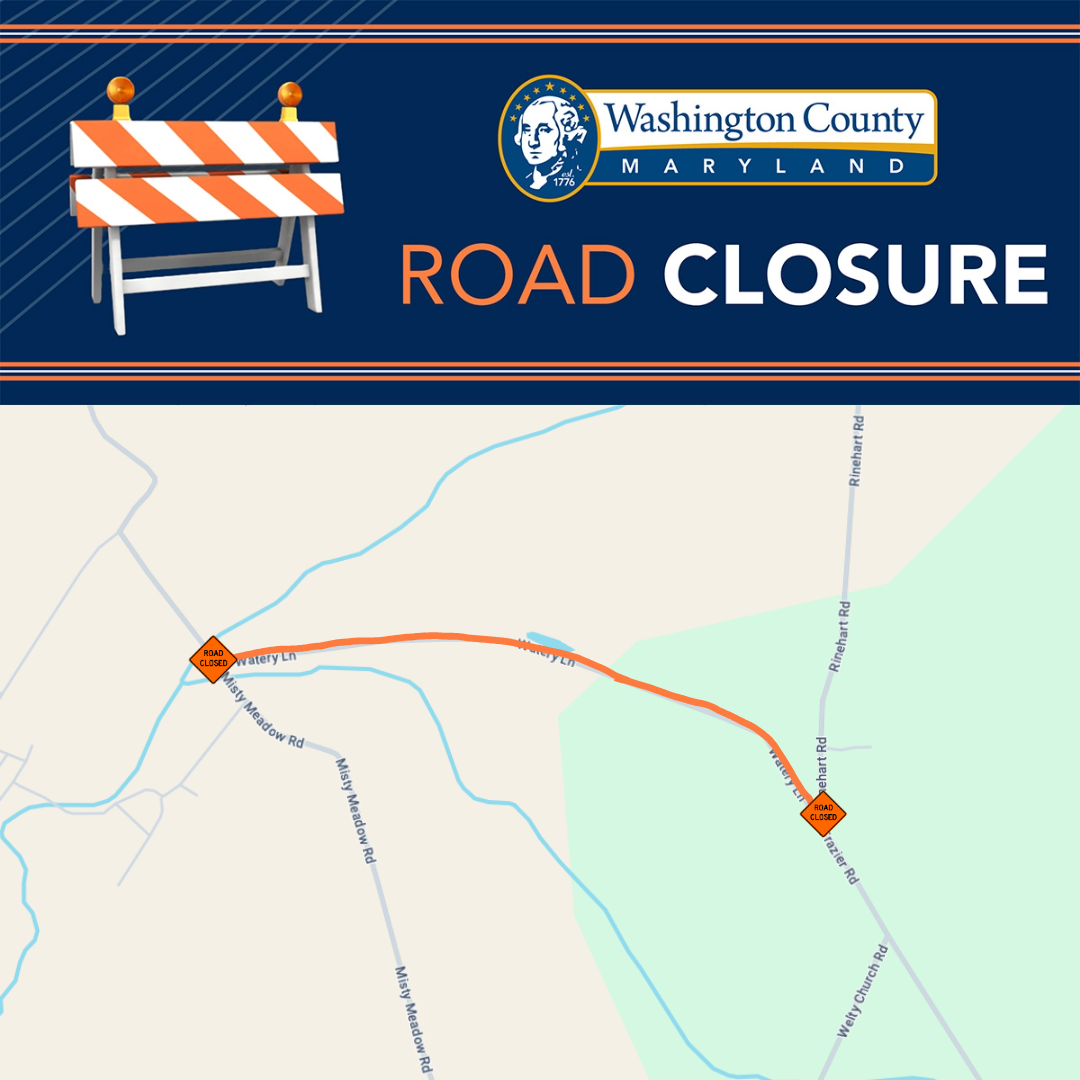 TRAFFIC ALERT: Road Closure of Watery Lane - Washington County