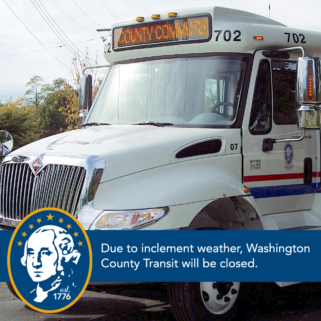 Washington County Transit Closing at 3PM - Washington County