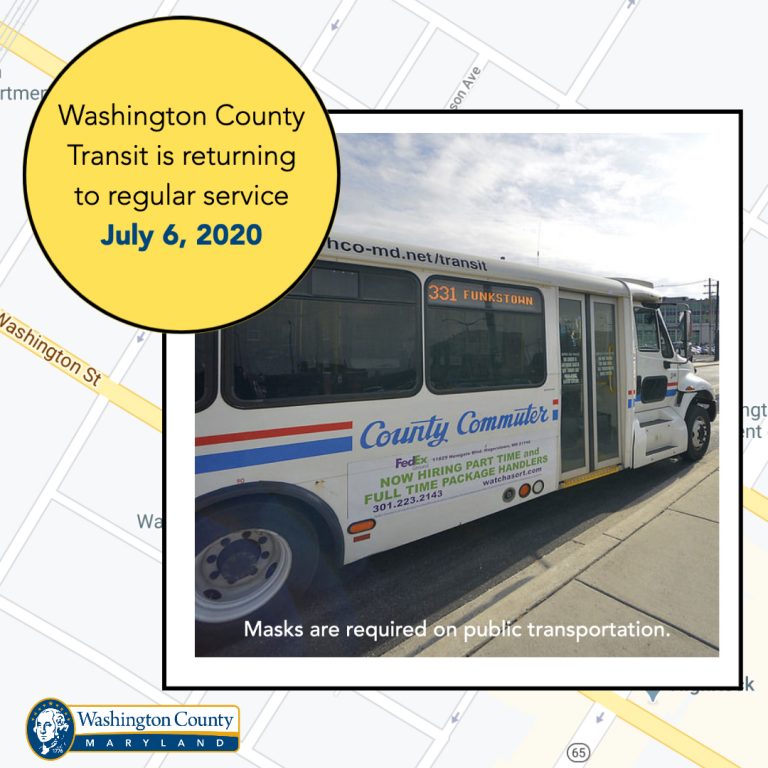 Washington County Transit Returns to Regular Service - Washington County