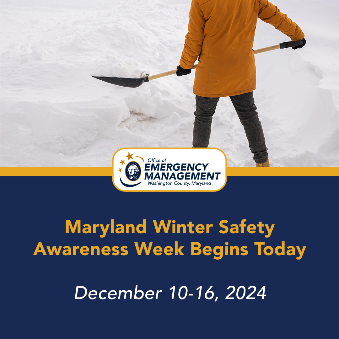 Maryland Winter Safety Awareness Week Begins Today Washington County