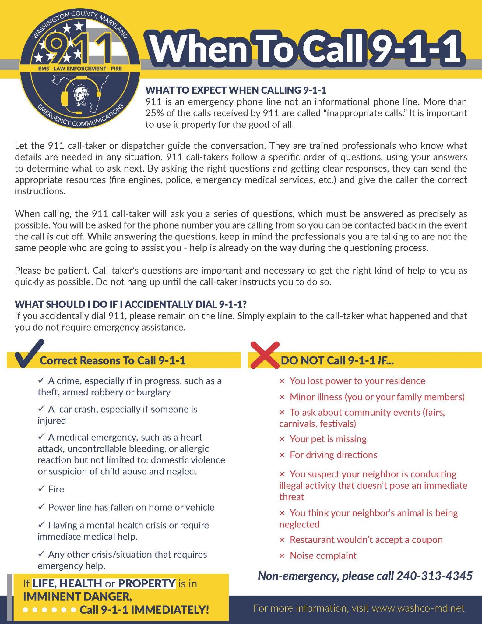 Emergency Communications Center (911) - Washington County