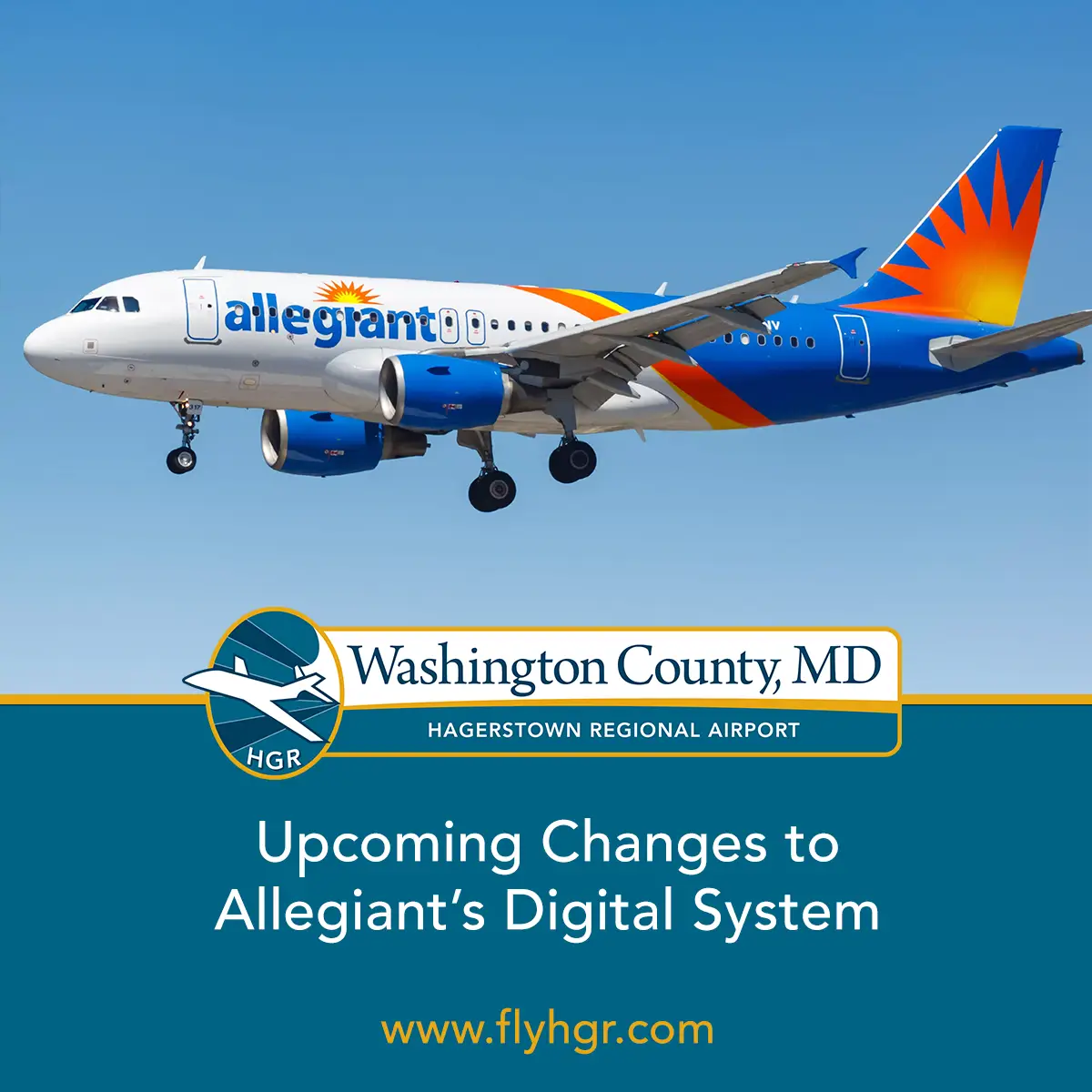 Upcoming Changes to Allegiant’s Digital System - Washington County
