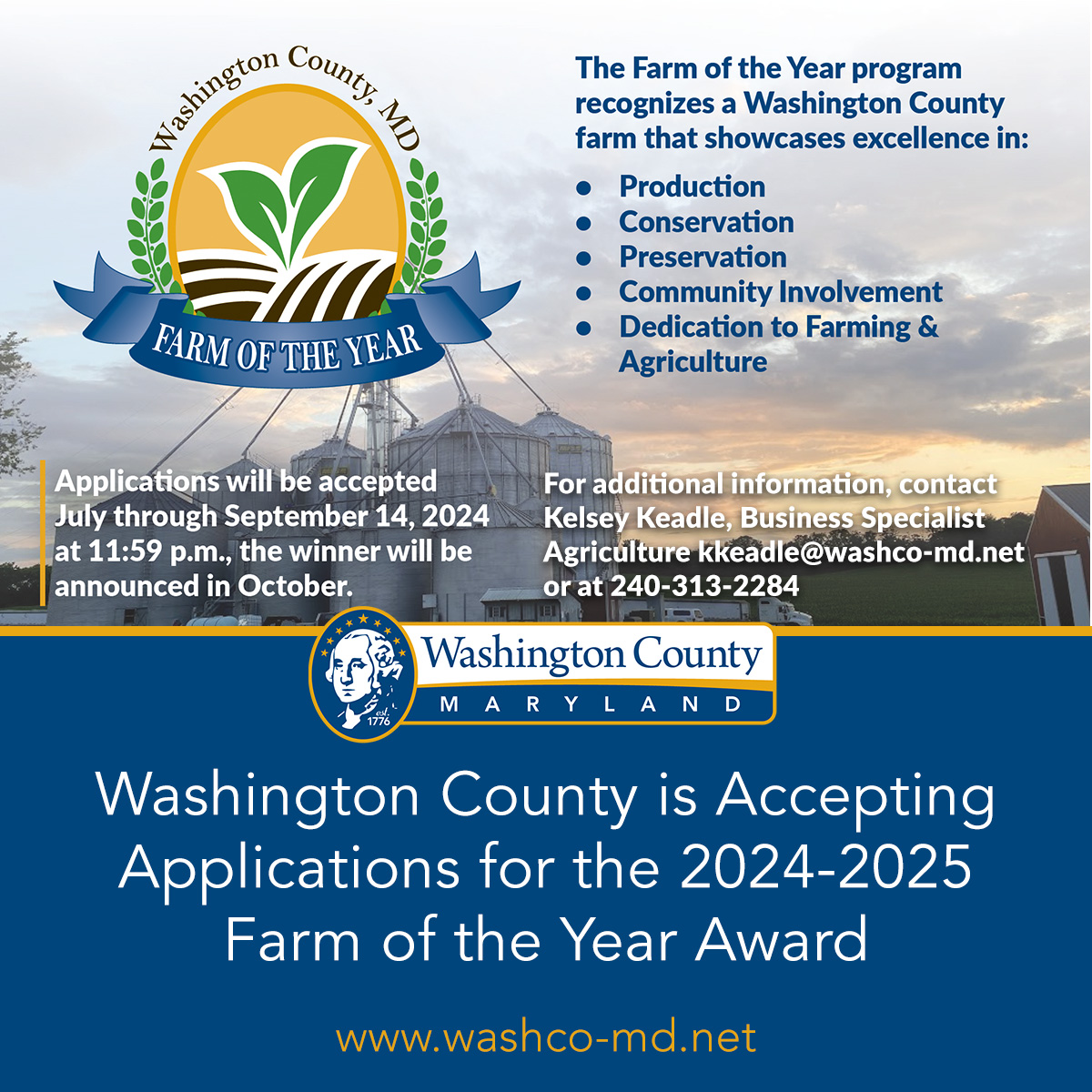 Washington County is Accepting Applications for the 2024-2025 Farm of ...