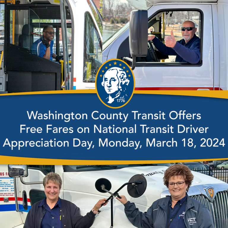 Washington County Transit Offers Free Fares on National Transit Driver ...