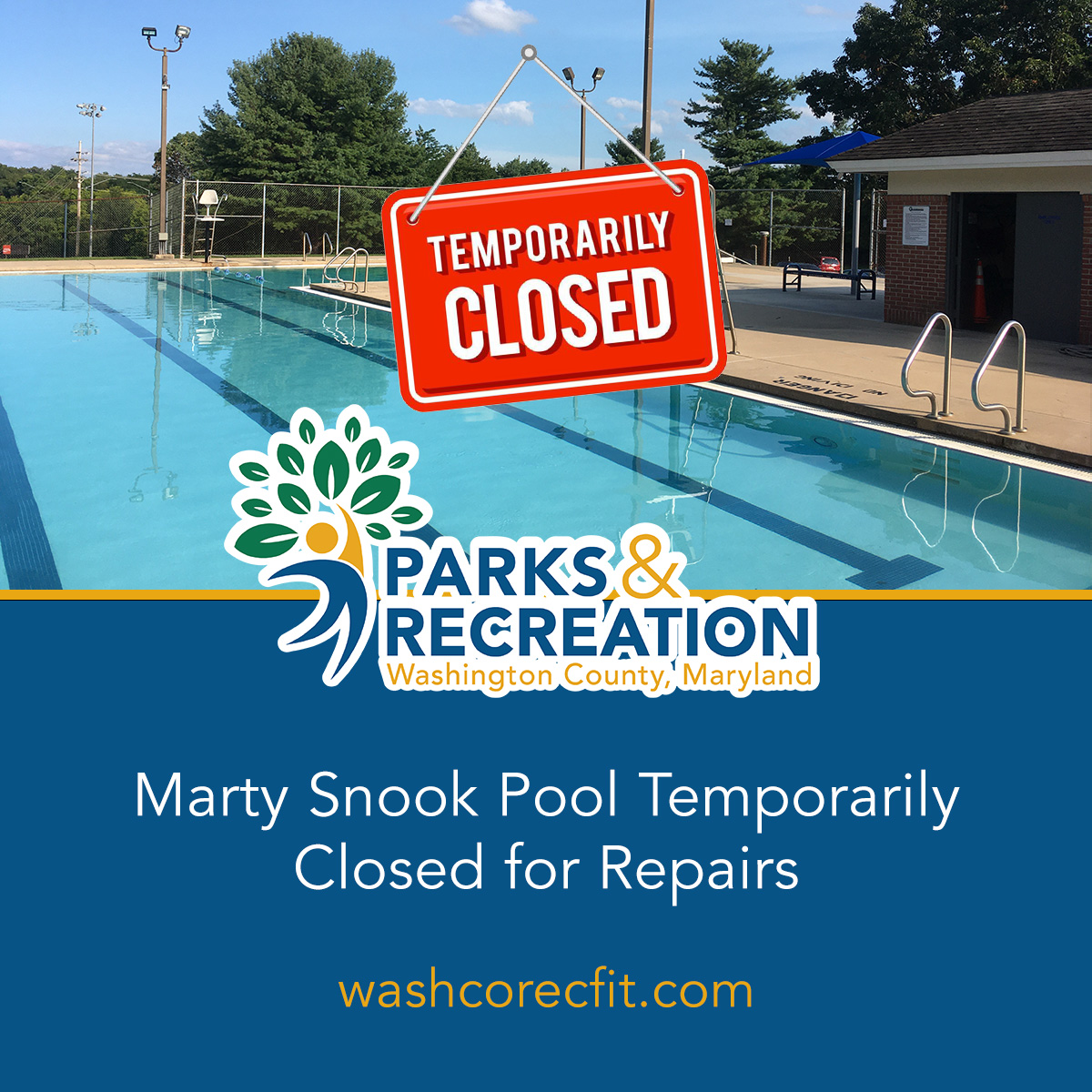 Marty Snook Pool Temporarily Closed for Repairs Beginning 6/12/24 ...