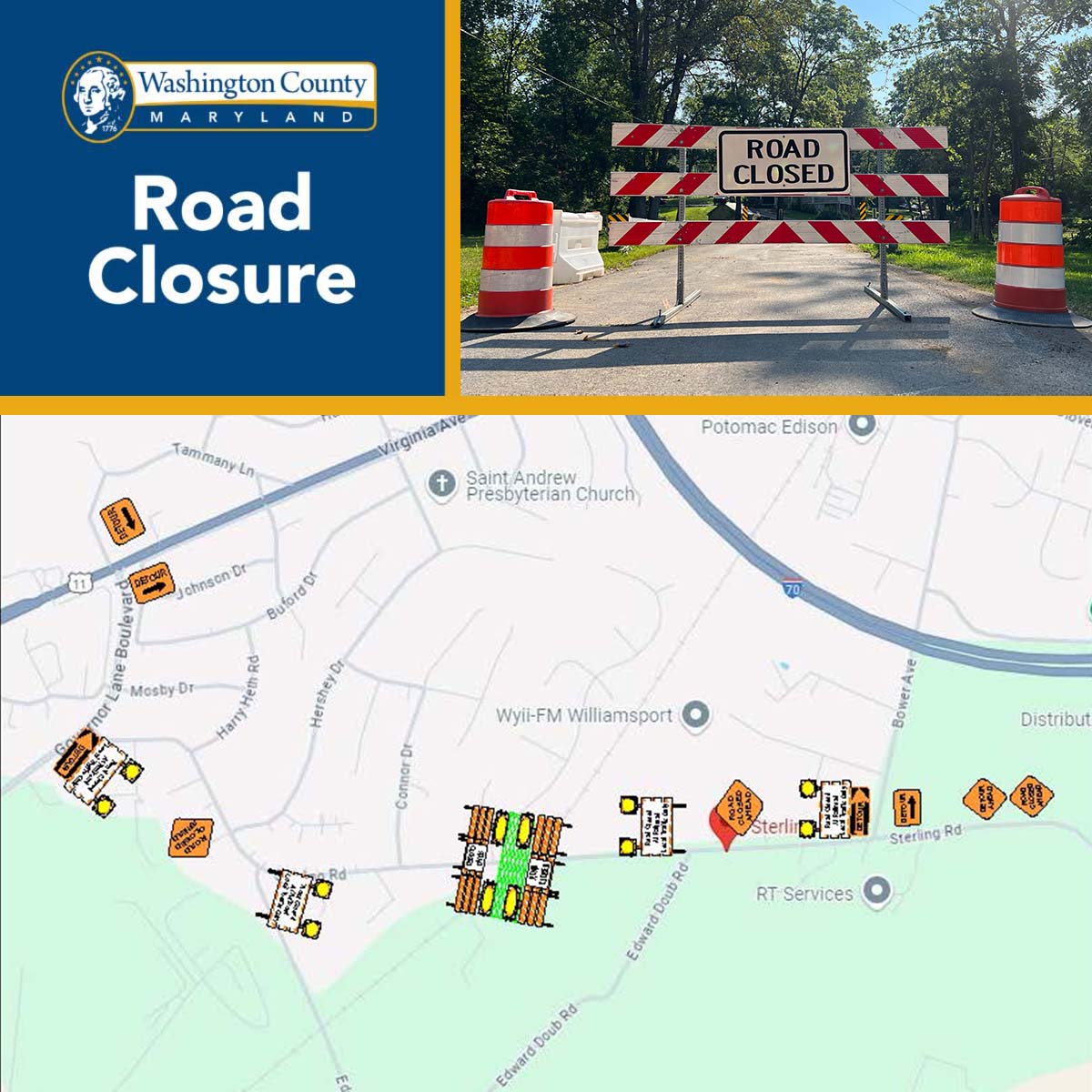 TRAFFIC ALERT: Temporary Road Closure on Sterling Road for Railroad ...