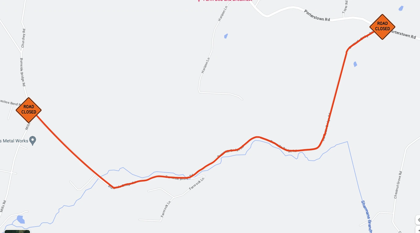 TRAFFIC ALERT: Road Closure on Burnside Bridge Road - Washington County