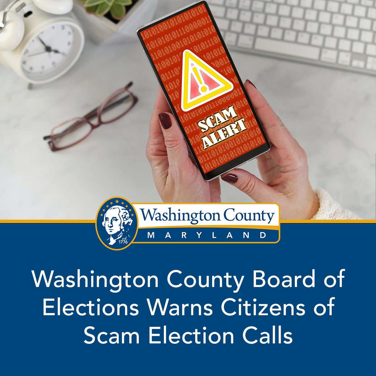 Washington County Board of Elections Warns Citizens of Scam Election ...